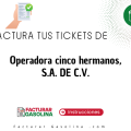 Facturación OPERADORA LUGOGAS - Facturar Gasolina