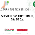 Facturación SERVICIO SAN CRISTOBAL - Facturar Gasolina